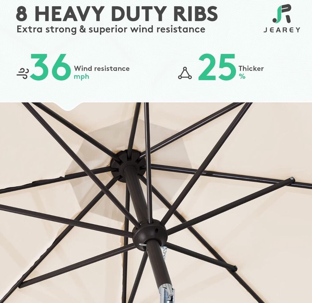 9FT Outdoor Patio Umbrella - Beige | Patio Furniture and Grills | KSL ...