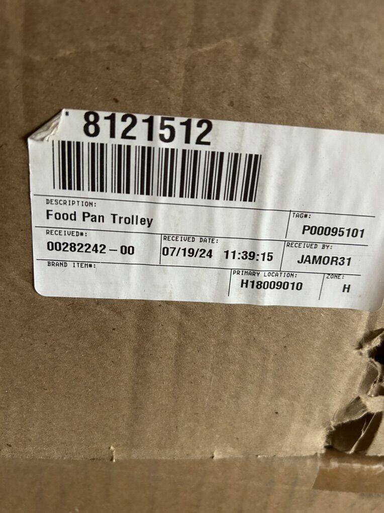 ALLPOINTS CAMBRO GN 1/1 FOOD PAN TROLLEY FULL SIZE | Restaurant ...