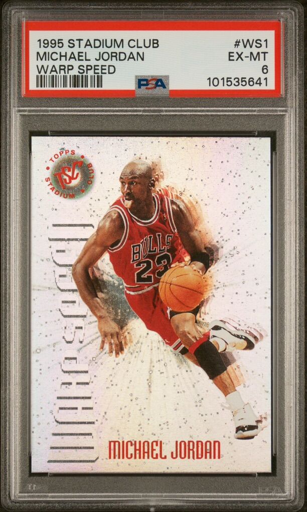 1995 STADIUM CLUB WARP SPEED MICHAEL JORDAN | Trading Cards And ...