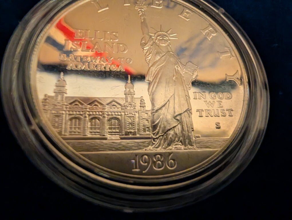 1986 S Liberty Sliver Dollar and Half Dollar proof | Coins & Stamps ...