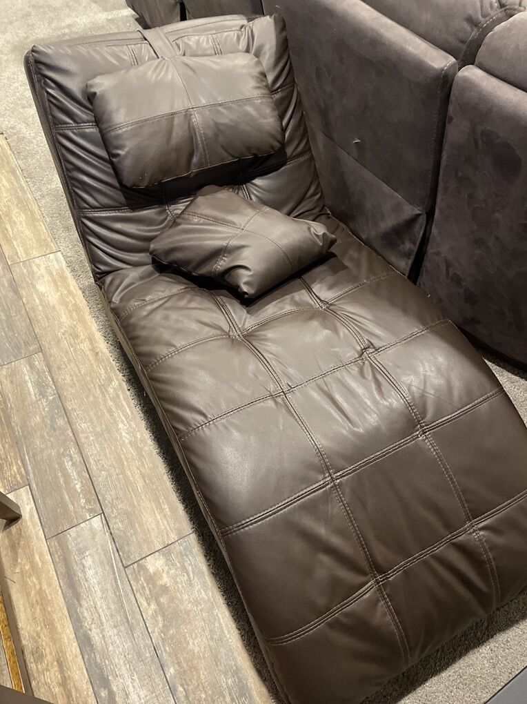 Brown Faux Leather Lounge Chair | Chairs | KSL Classifieds