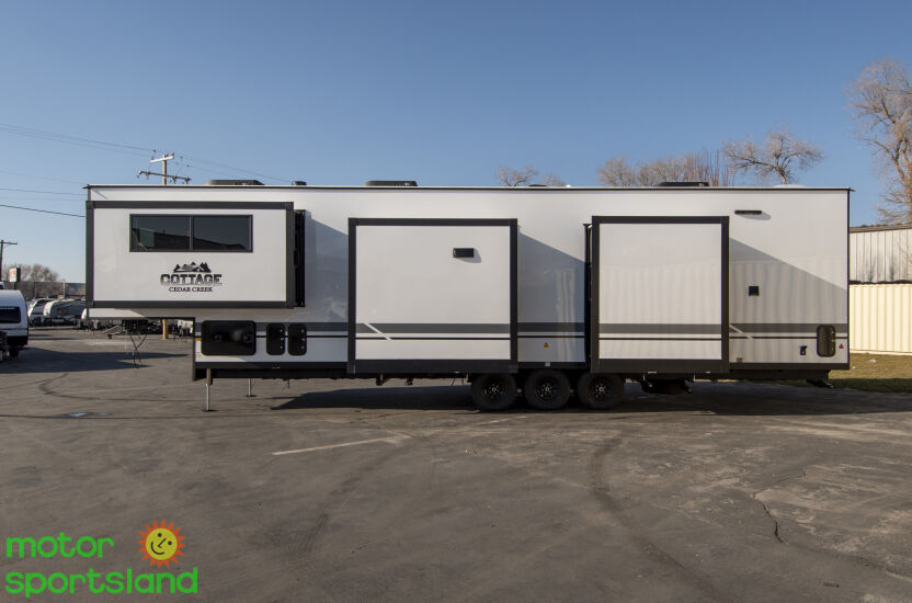 2026 Forest River Cedar Creek Cottage 413FWC U-Shaped Dinette | Travel ...