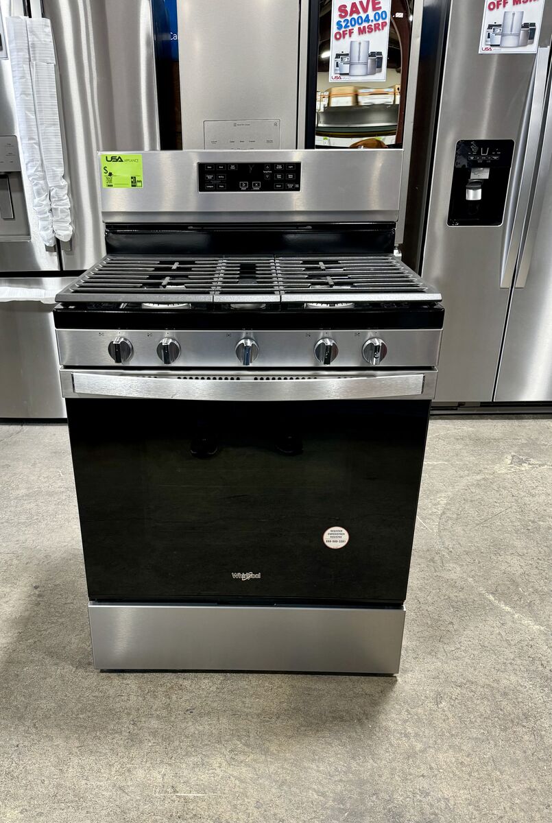 WHIRLPOOL STAINLESS STEEL GAS RANGE WITH AIR FRY | Stoves, Ranges and ...