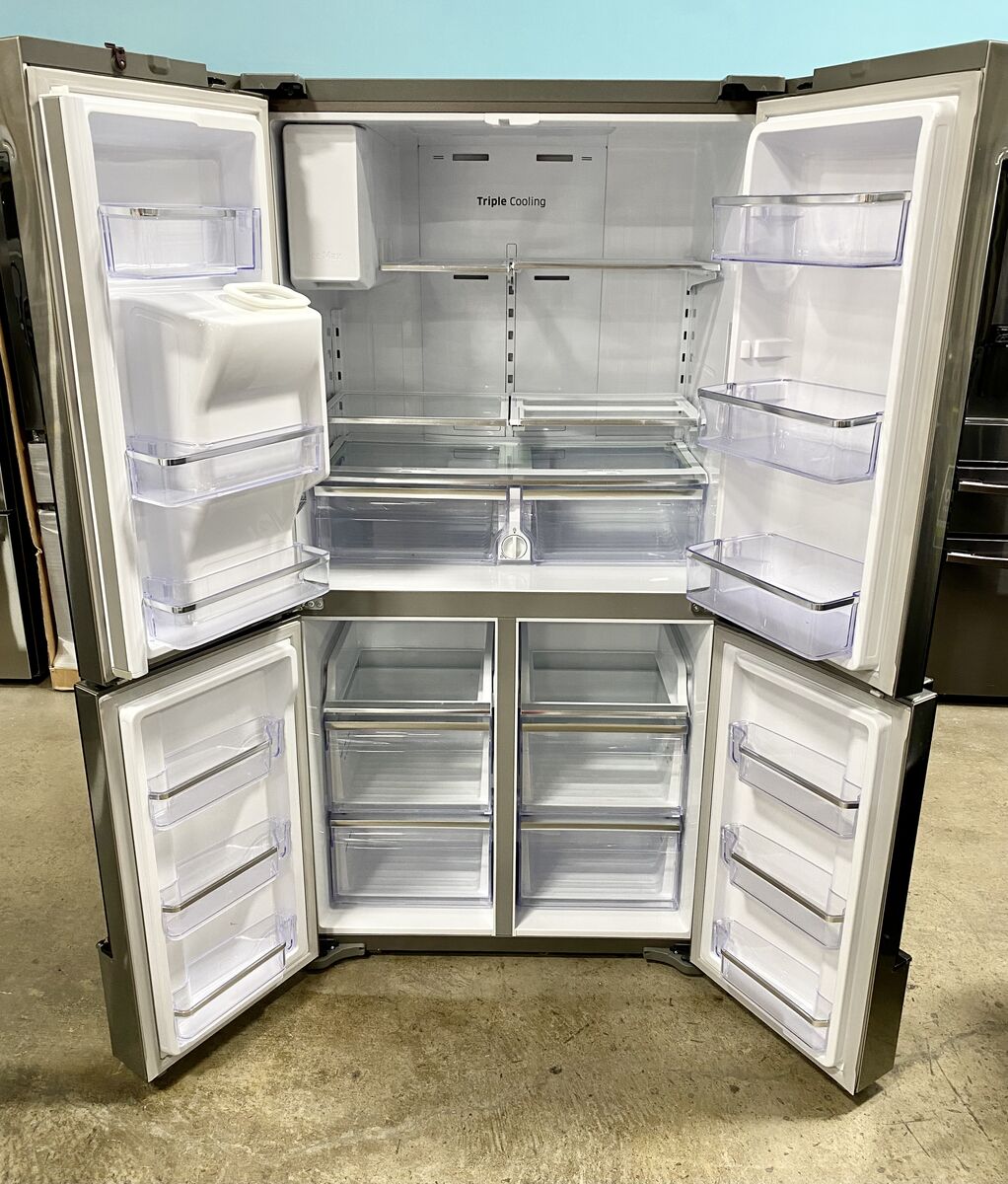 SAMSUNG FOUR DOOR STAINLESS STEEL REFRIGERATOR | Refrigerators ...