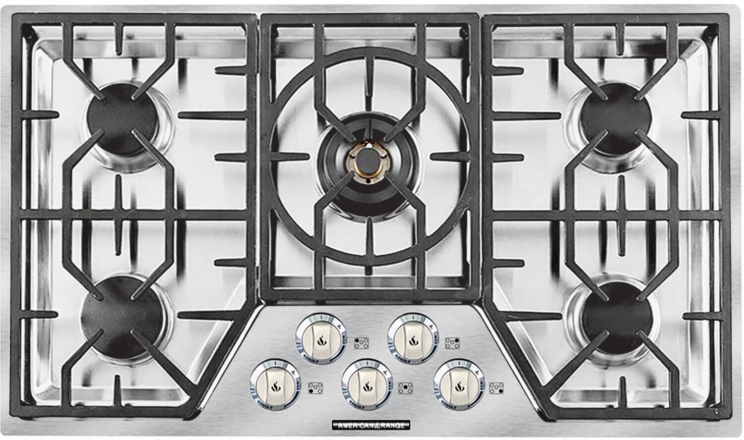 PROPANE AMERICAN RANGE STAINLESS STEEL 36 INCH COOKTOP | Stoves, Ranges ...