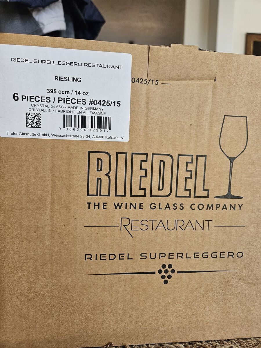 New in Box Reidel Superleggero Reisling Wine Glasses Set of 6 | Kitchen ...