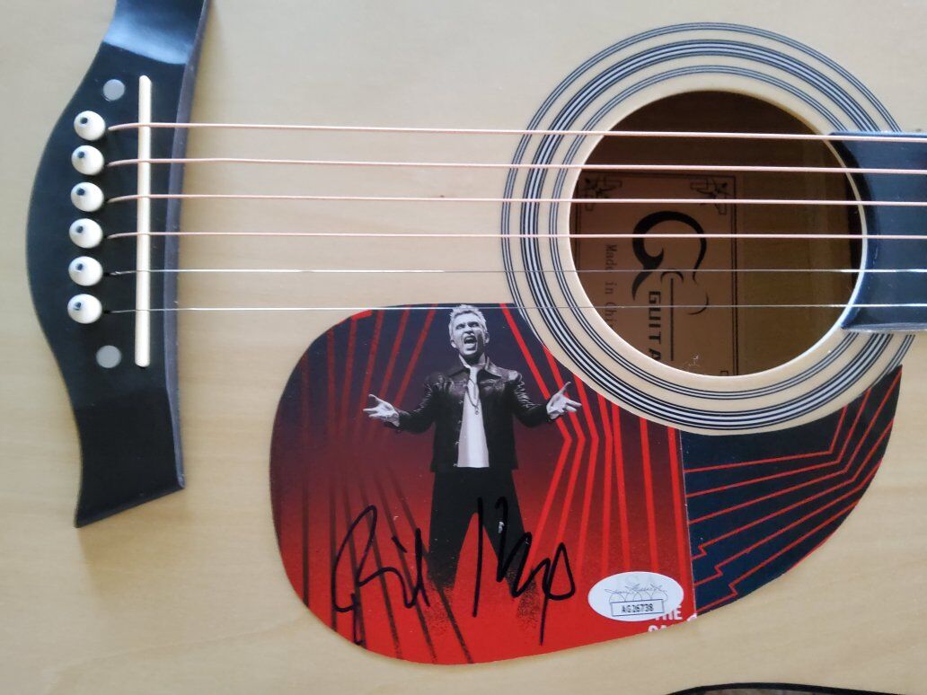 Billy Idol Signed Acoustic Guitar | Guitars | KSL Classifieds