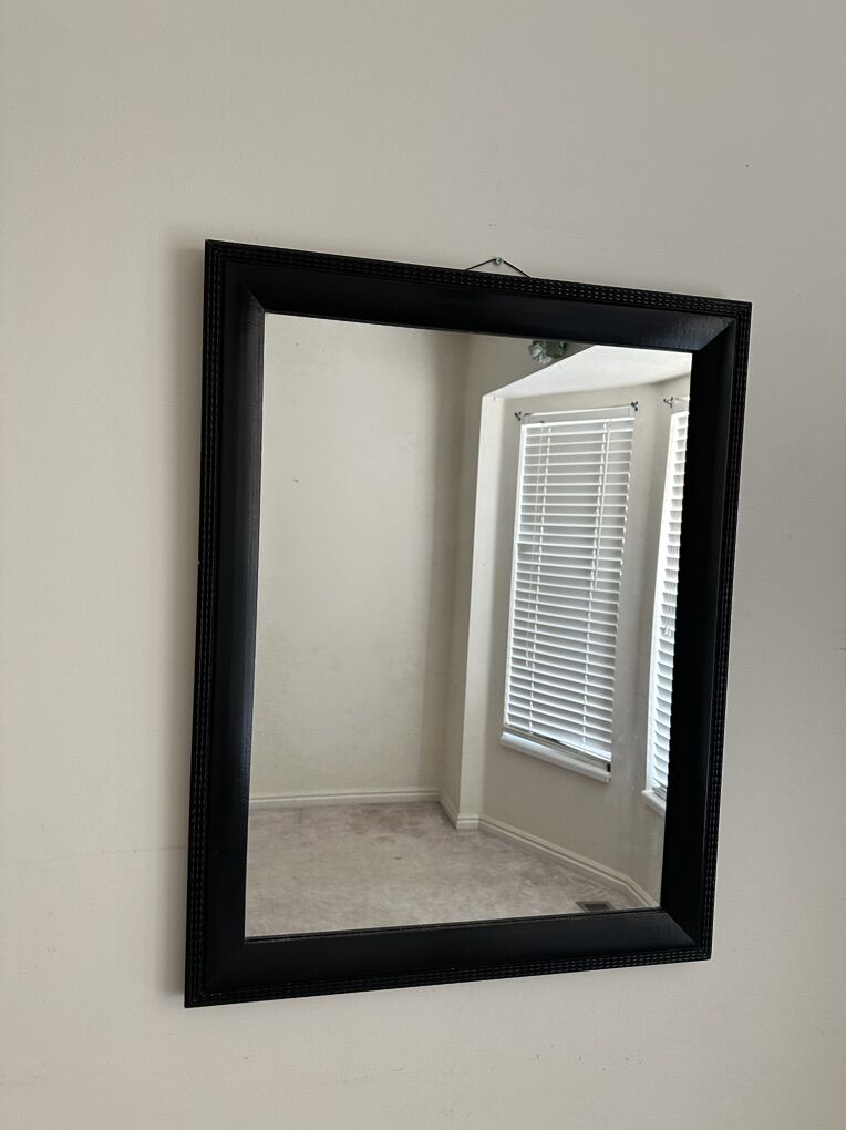 Nice Black Frame Mirror | Mirrors | KSL Classifieds