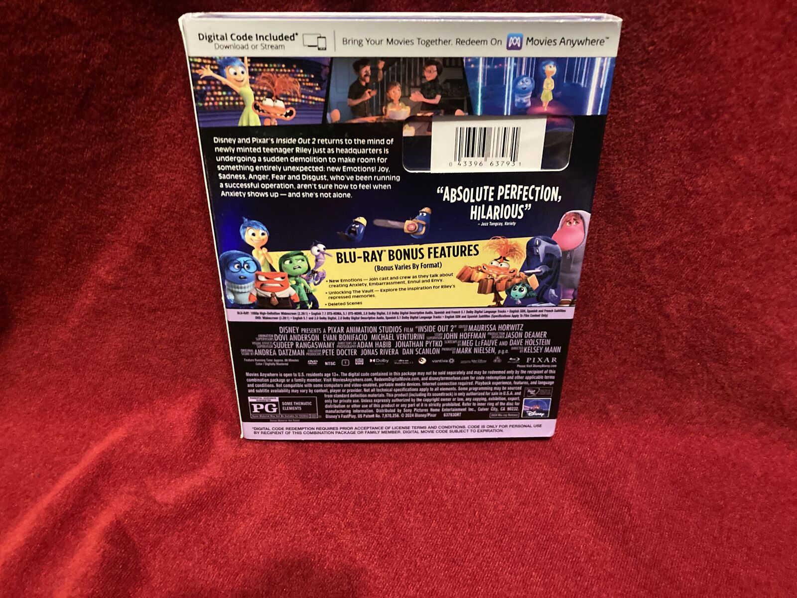 Inside Out 2 Blu Ray & DvD | Blu-ray Discs | KSL Classifieds