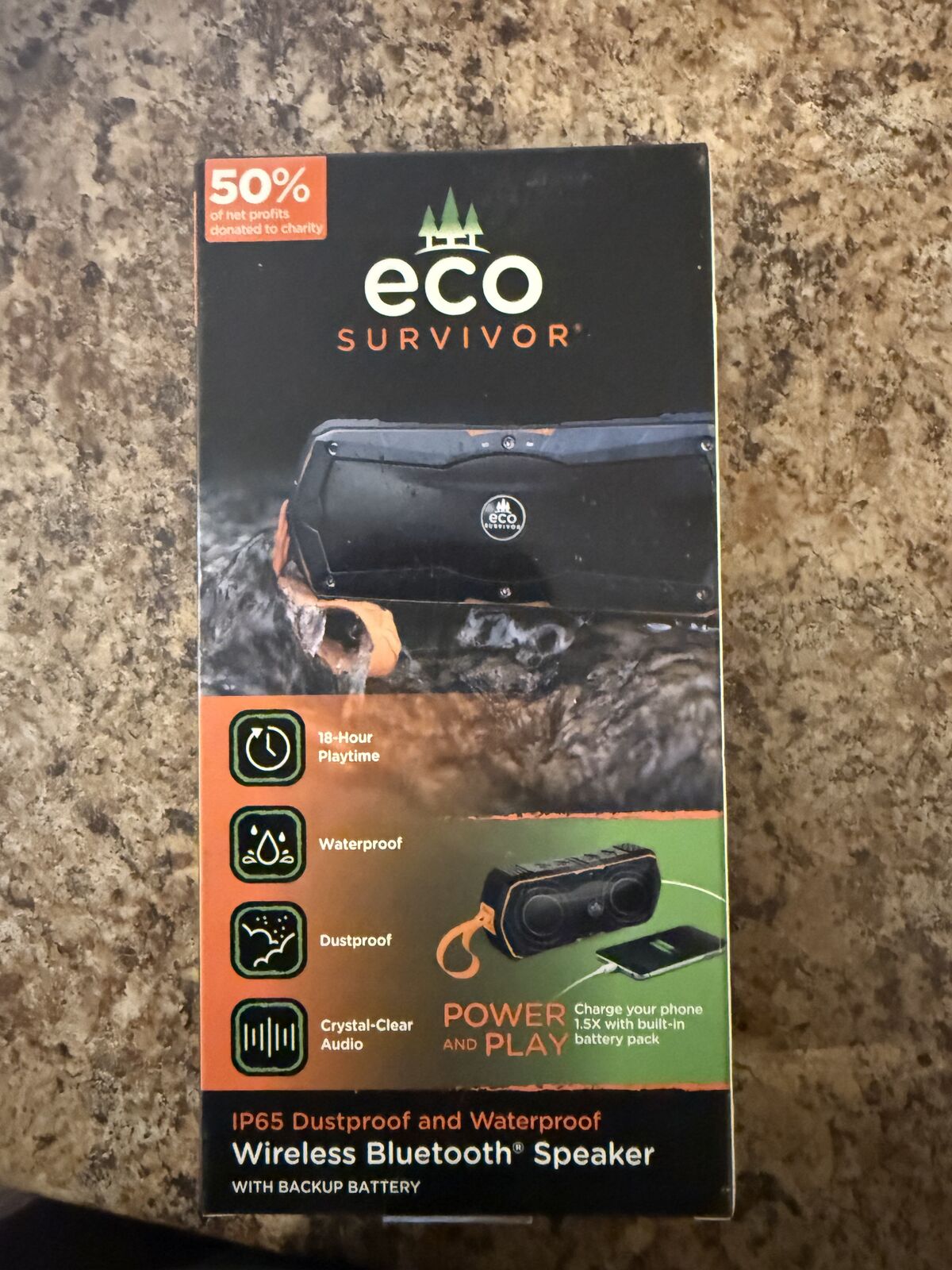 EcoSurvivor Waterproof Bluetooth Speaker – New in Box | Bluetooth ...