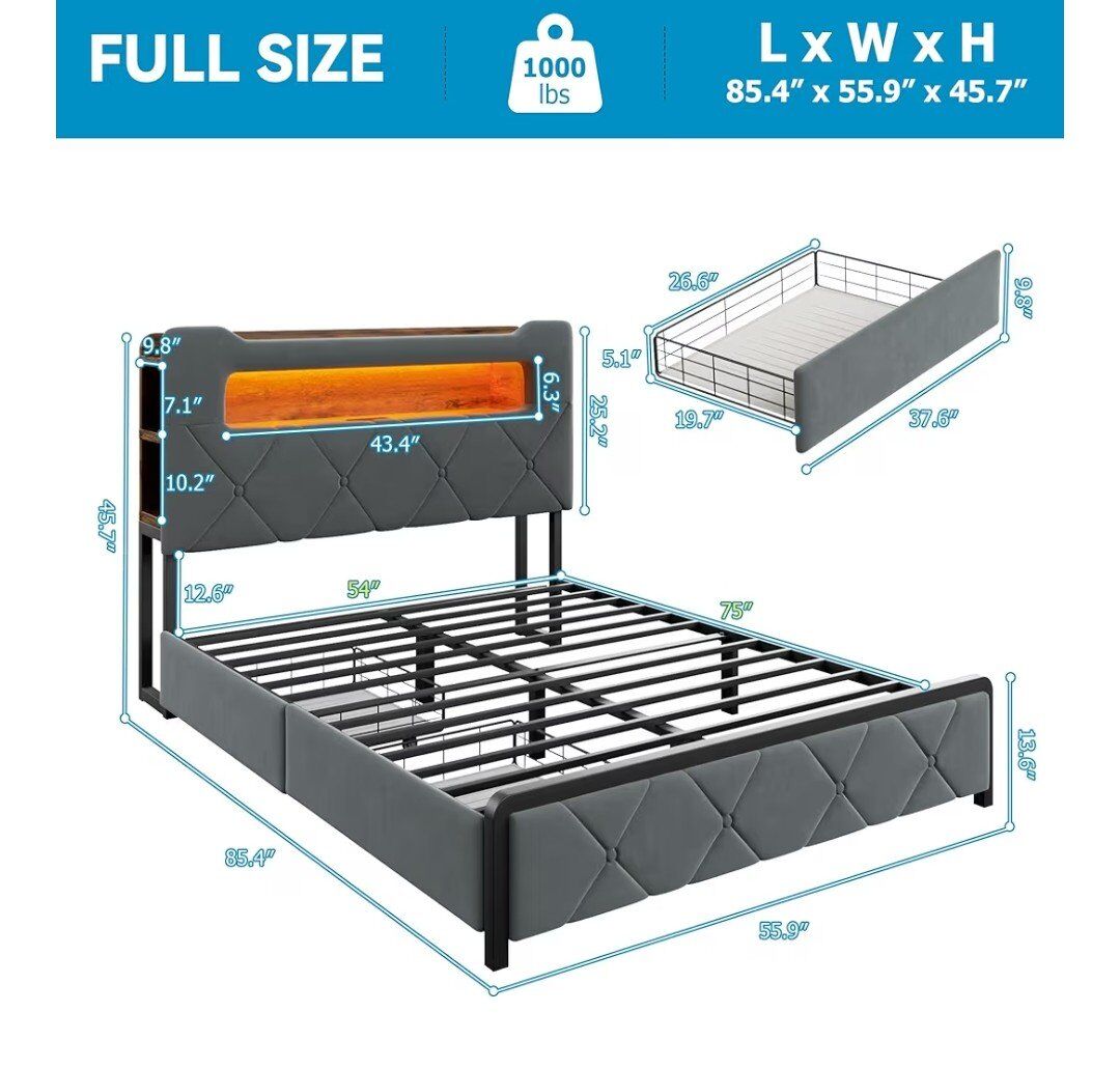 full size bed frame | Beds, Bed Frames | KSL Classifieds