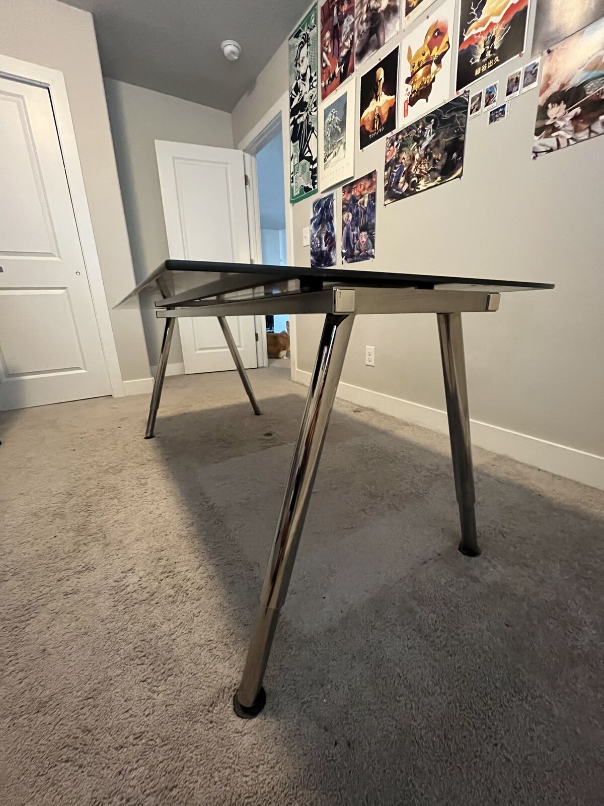 Black Glass Top Desk for Sale | Desks | KSL Classifieds