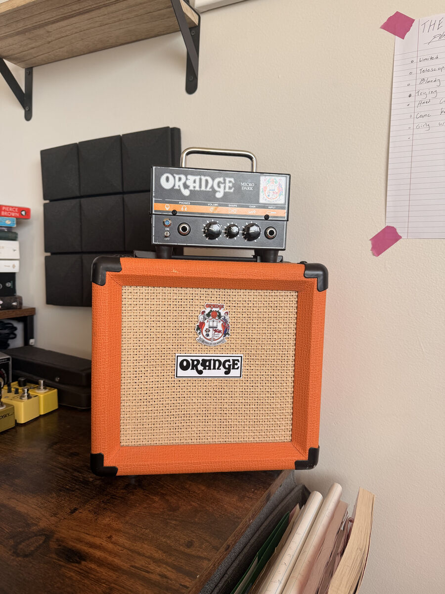 Orange 20-watt Micro Dark Electric Guitar Amplifier Head and Cab | Amps ...