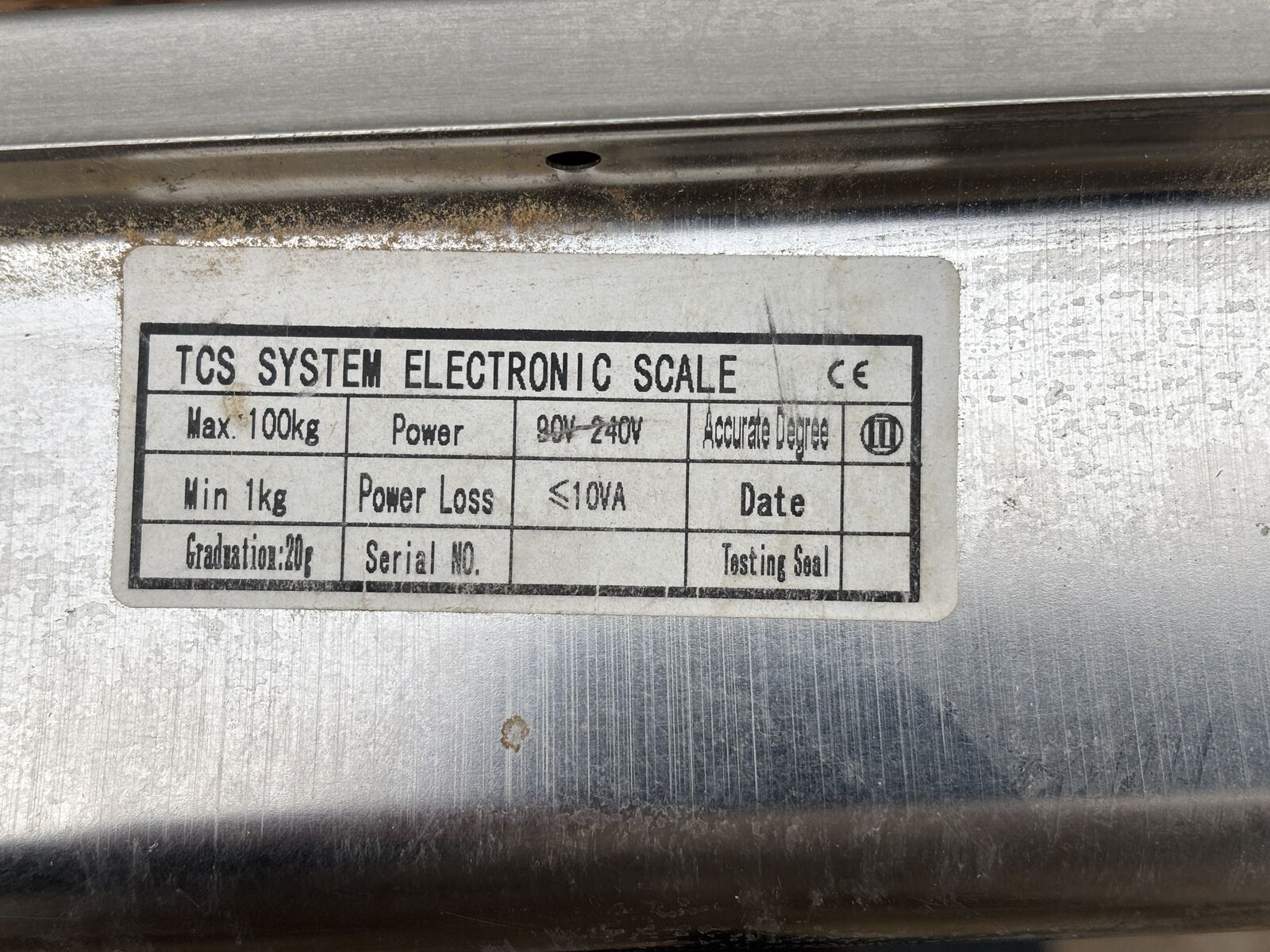 Scale Electronic Computing Digital Platform Scale, 220 lbs Load | Other ...