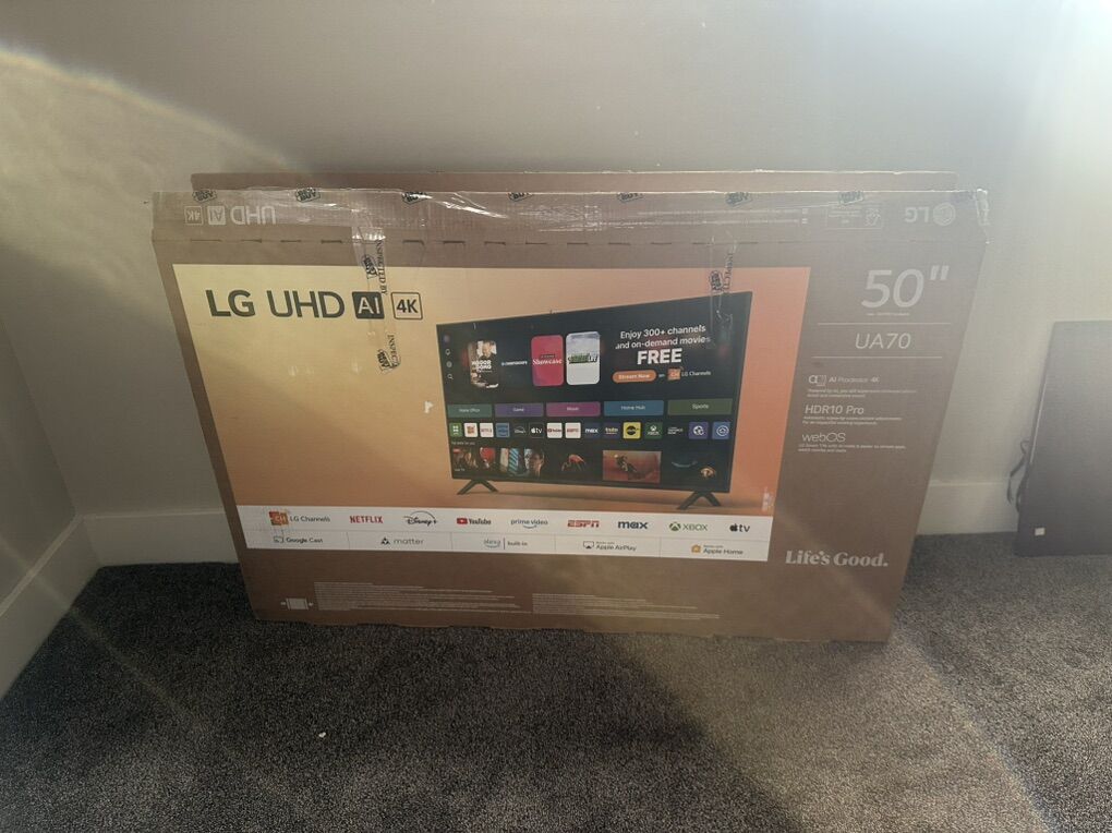 50 Inch TV box+Styrofoam For Moving or Storage | Televisions | KSL ...