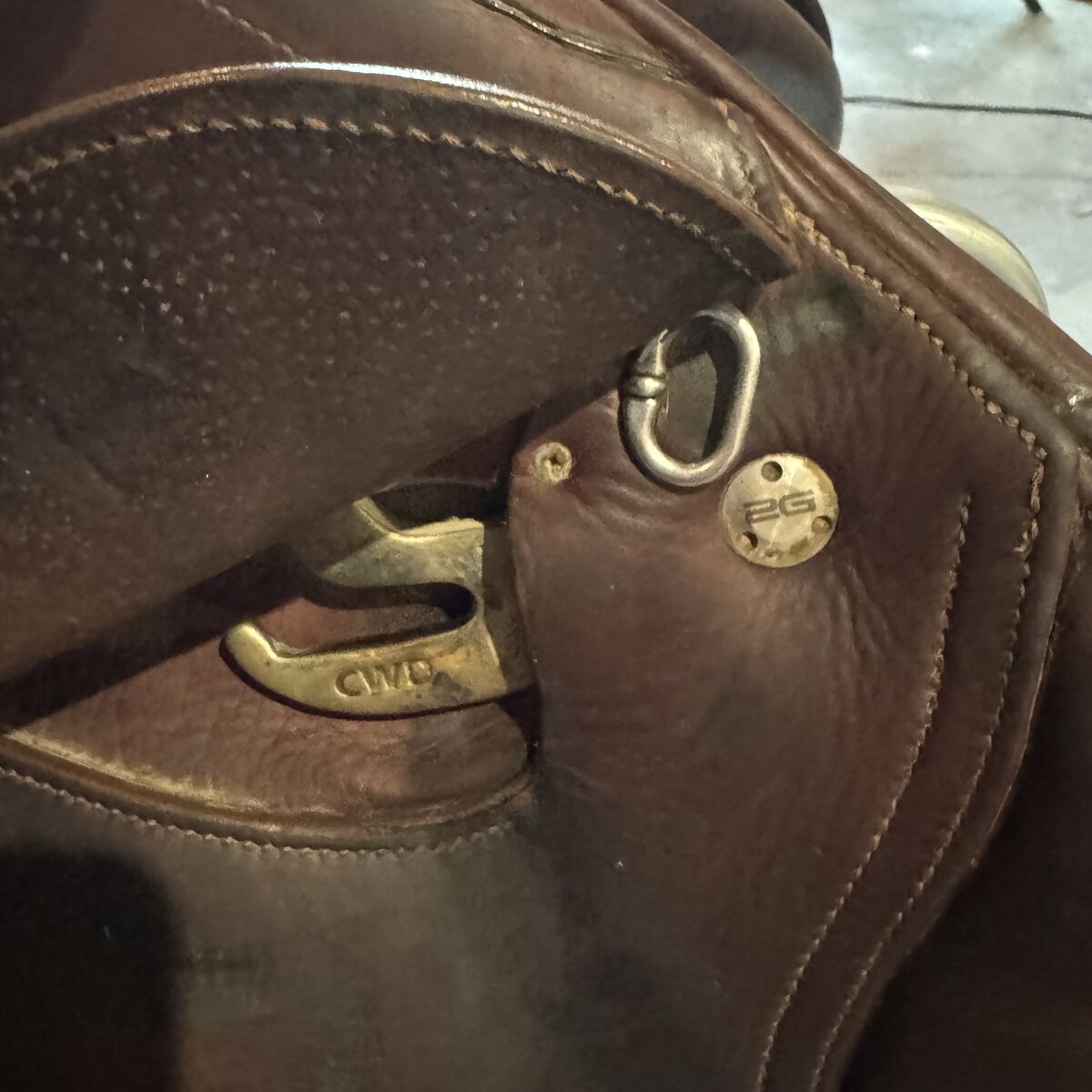 CWD 2G Full Calf Close Contact Jump Saddle 17” Seat Medium Tree Half ...