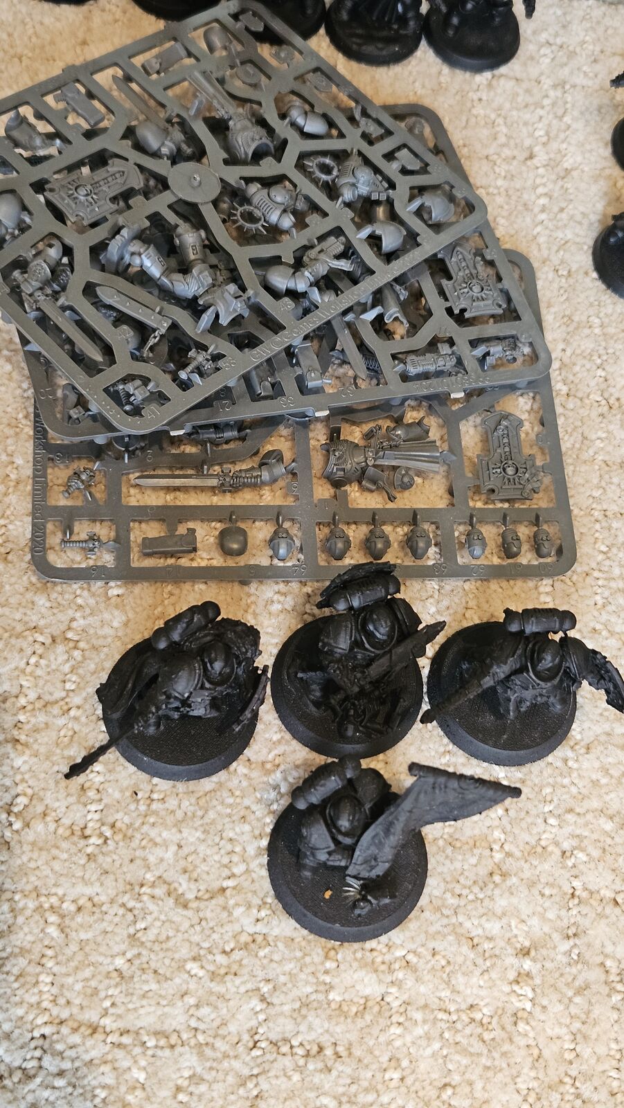 Warhammer 40k Space Marine Army lot/ collection, 2500+ points, mostly ...