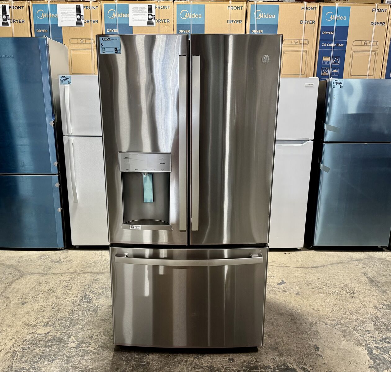 GE 36 INCH FRENCH DOOR REFRIGERATOR STAINLESS STEEL | Refrigerators ...
