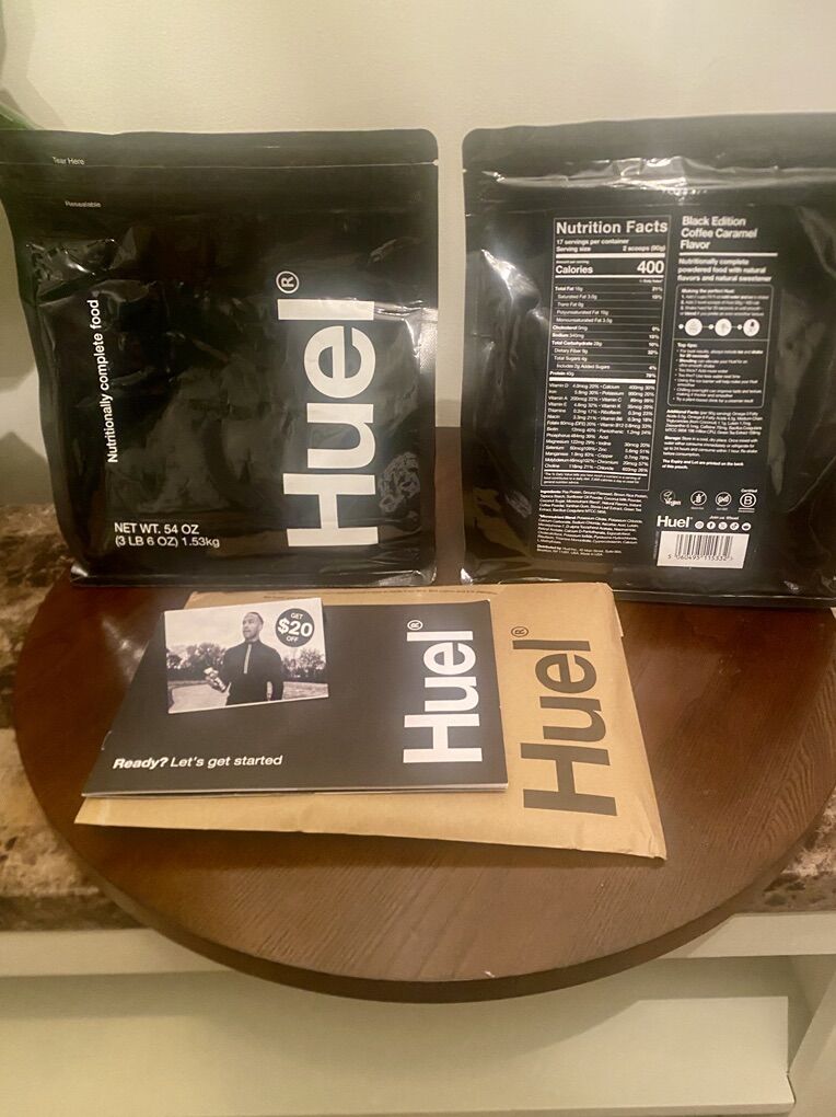 New- HUEL Black Edition 2-54oz, Coffee Carmel | Beauty & Nutritional ...