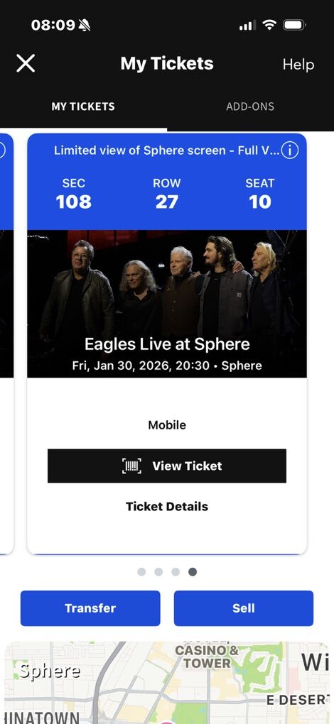 Eagles At The Sphere | Concerts | KSL Classifieds