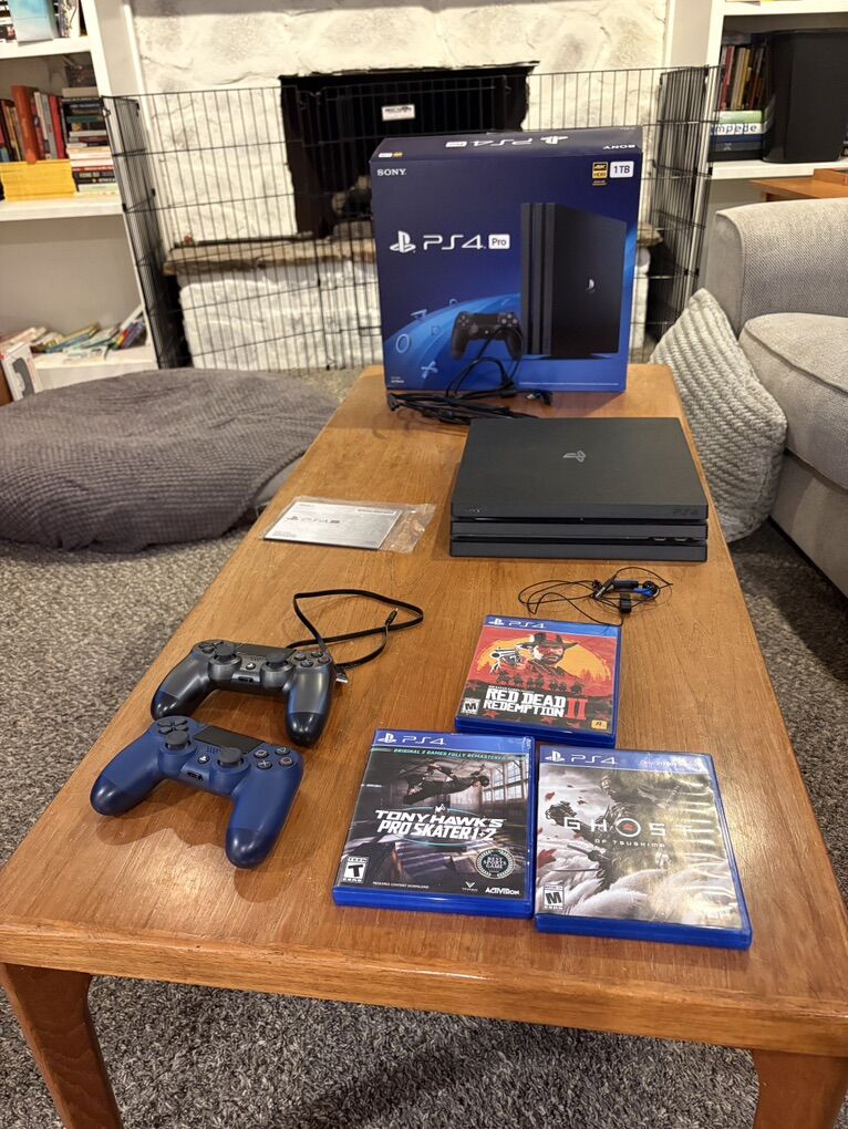 Ps4 Pro Bundle W/ Box | Playstation Games and Equipment | KSL Classifieds