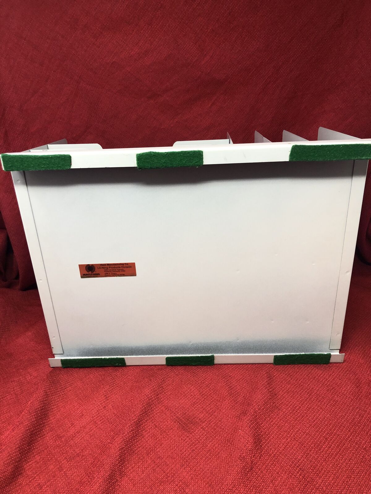 Vintage Gray Metal Desk Organizer | File Sorter & Letter Tray Combo ...