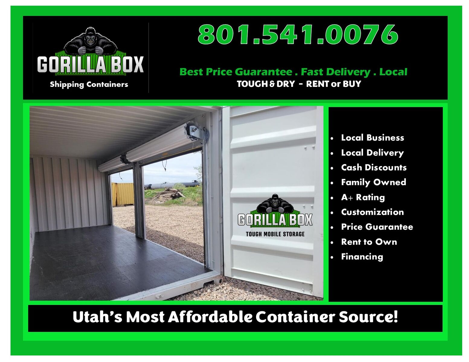 20' and 40' High Cube Shipping Containers. Great Office, Shed, Used and ...