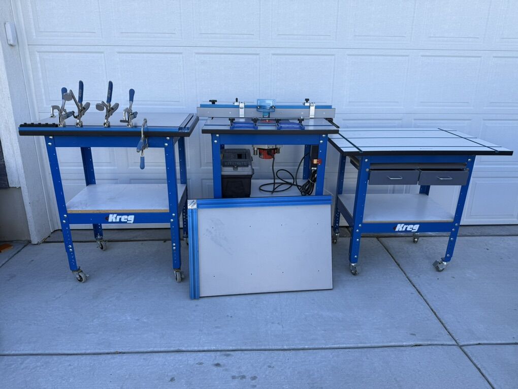 Mobile Kreg Klamp Tables (2) | Woodworking Tools | KSL Classifieds