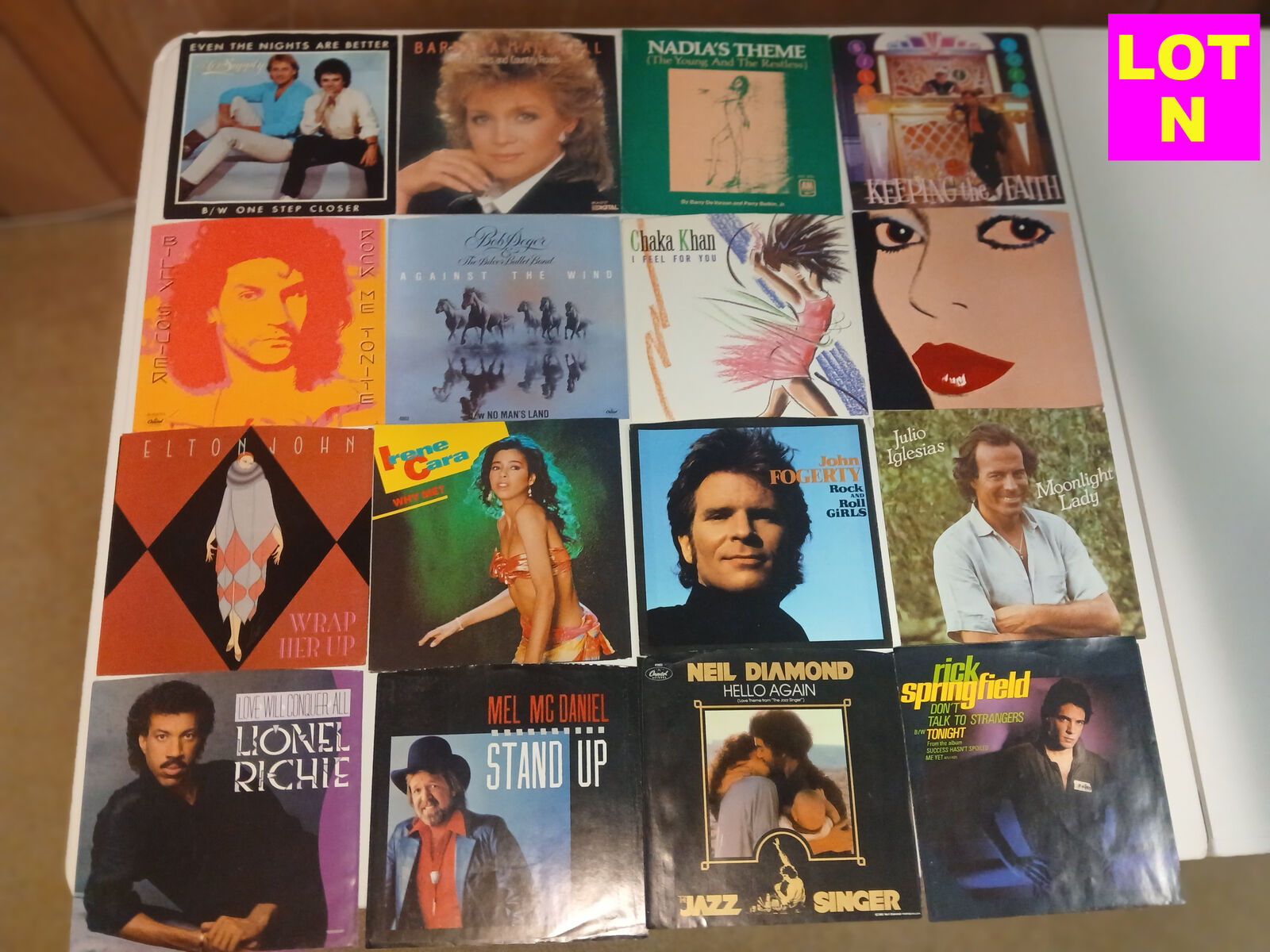 Lot of 16 EMPTY Picture Sleeve 45RPM 7" NO VINYL RECORD Art Craft ...