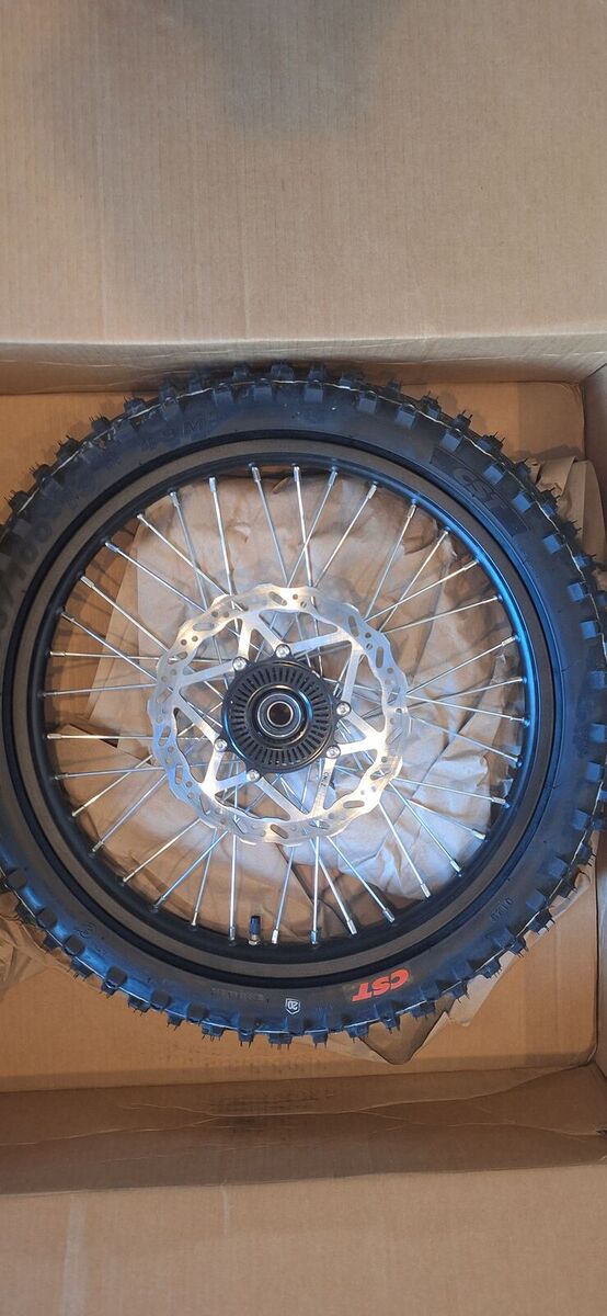 2025 Surron Ultra Bee 19” Front Wheel/ASR Ring/Rotor/Tire OEM Take off ...