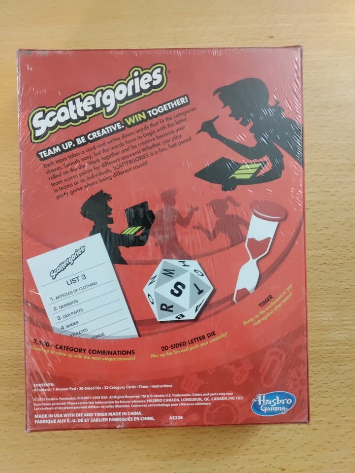 New Hasbro Scattergories game | Board and Card Games | KSL Classifieds