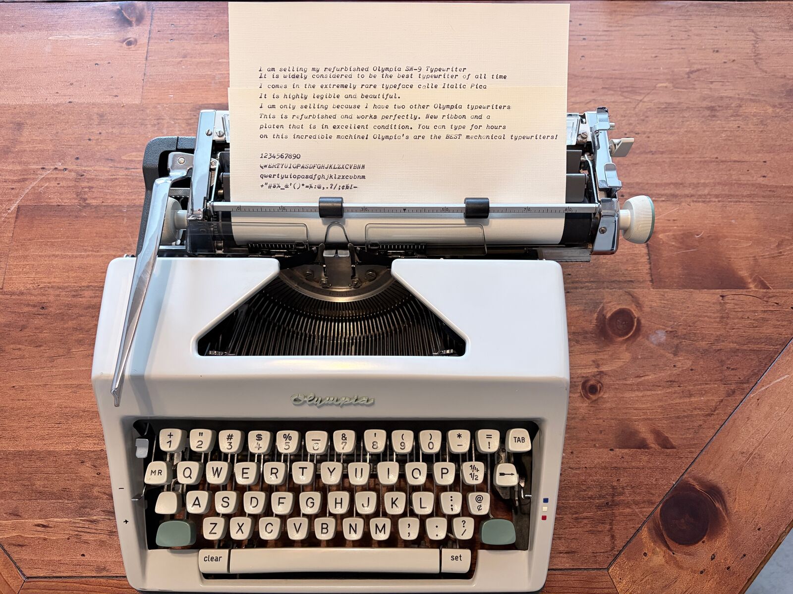 Olympia SM-9 Typewriter - 1964 - Outstanding Condition | Antiques | KSL ...