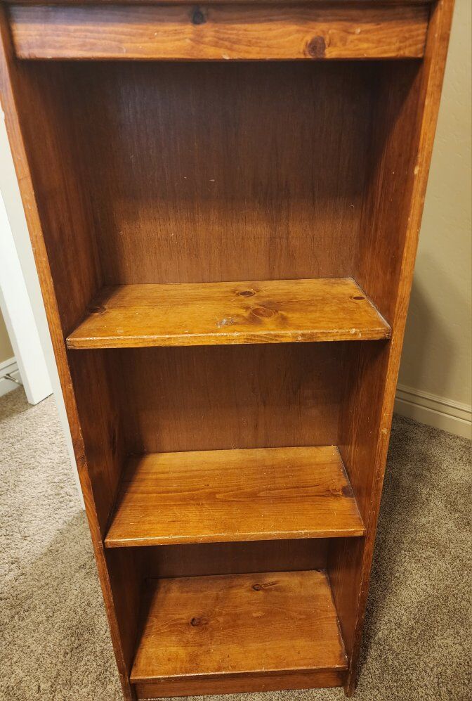 3 Shelf Oak Book Case | Shelving | KSL Classifieds
