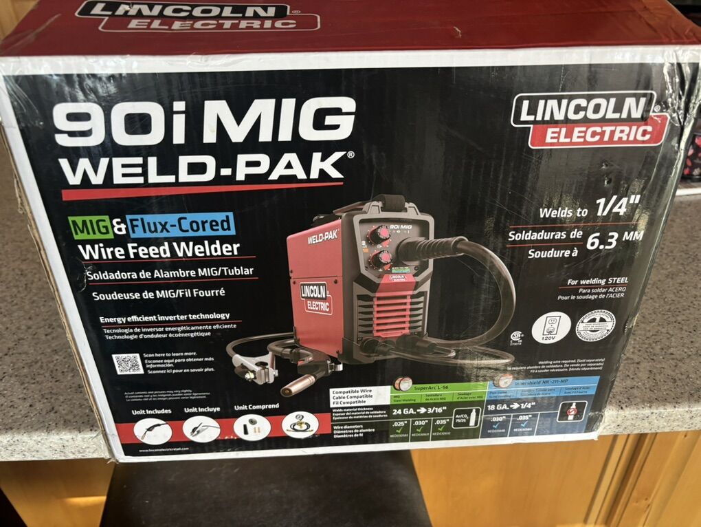 Brand New Lincoln 90i Mig And Flux Core Weld Pak | Shop Tools | KSL ...