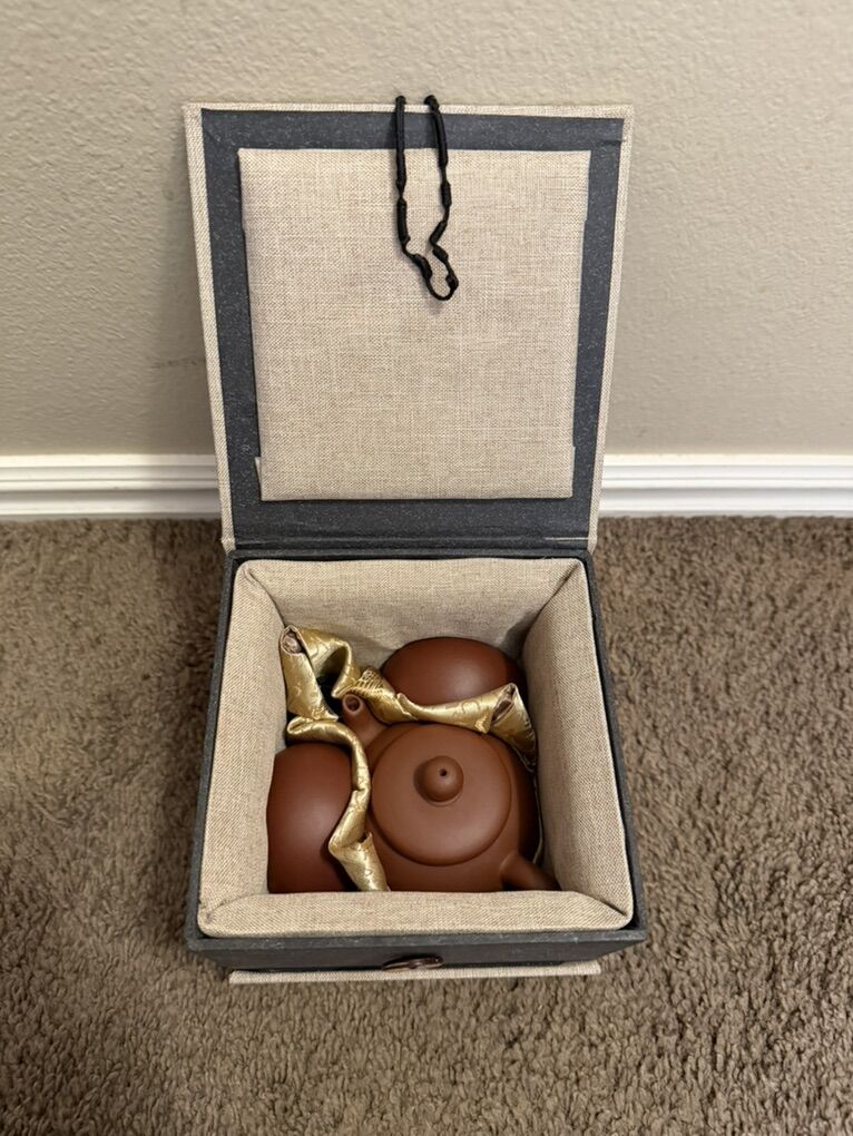 Vintage Yixing Zisha Red Clay Tea Set | General | ksl.com