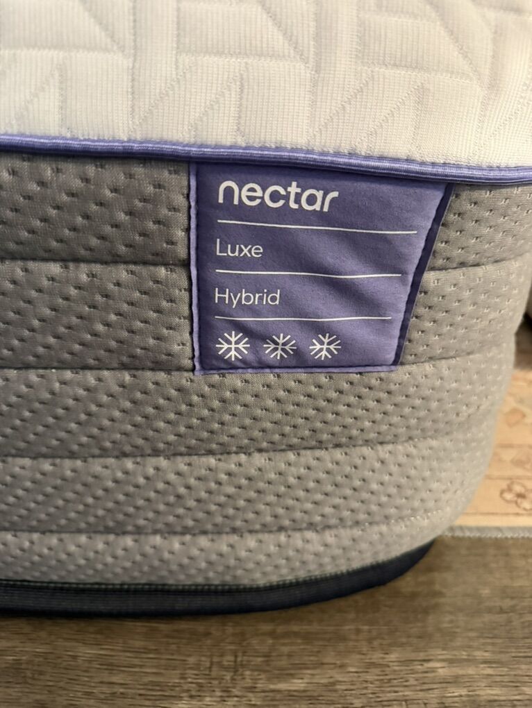 Nectar Luxe Hybrid Mattress Full With Base | Beds, Mattresses and Box ...