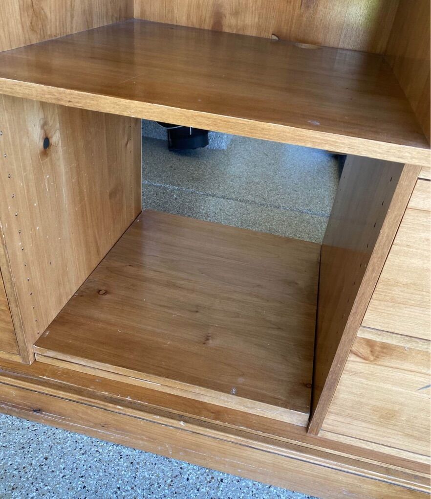 Custom Solid Hardwood TV Console / Sideboard Hutch | Dressers | KSL ...