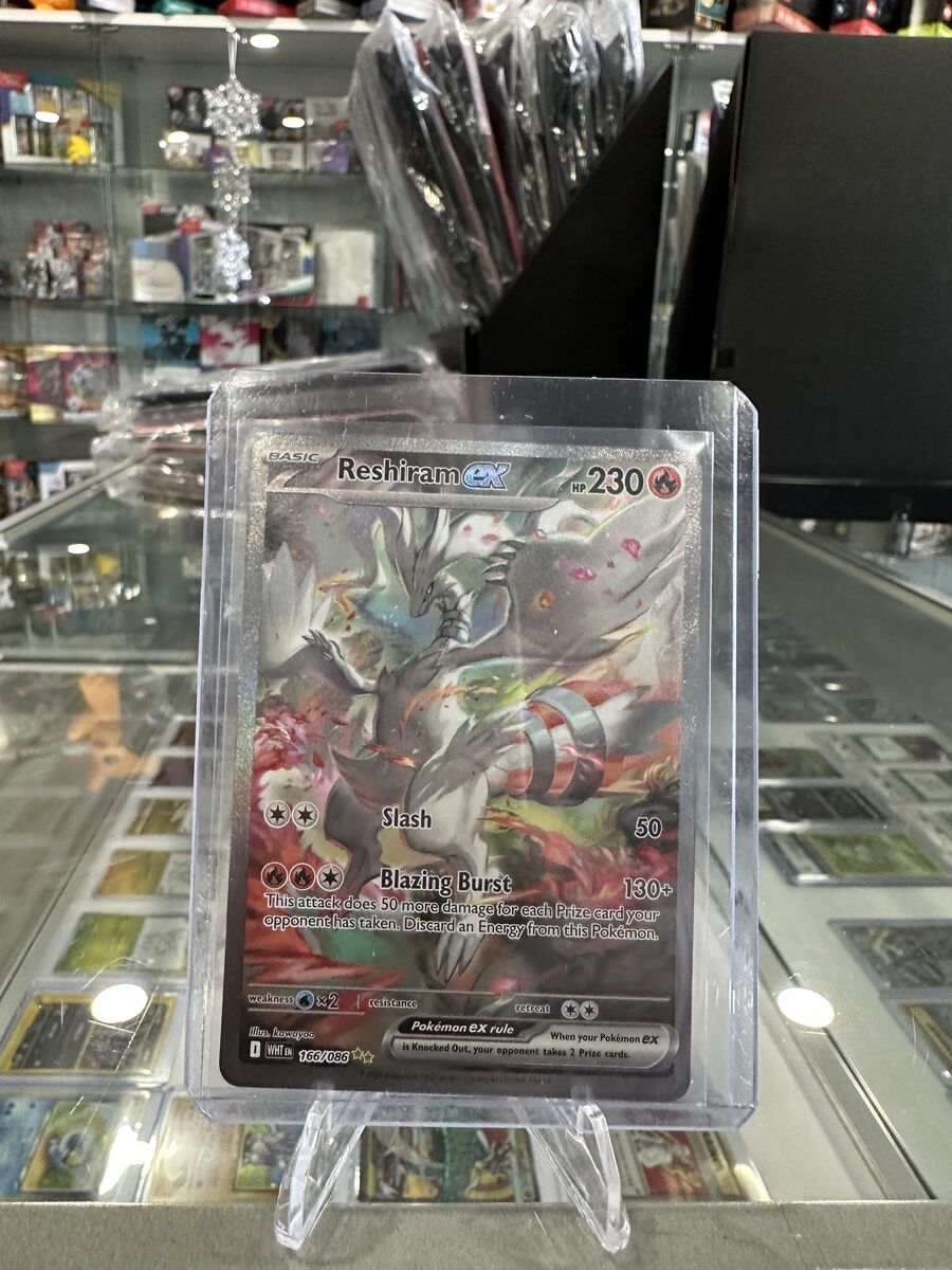 Pokemon Reshiram ex - 166/086 - SV: White Flare NM | Trading Cards And ...