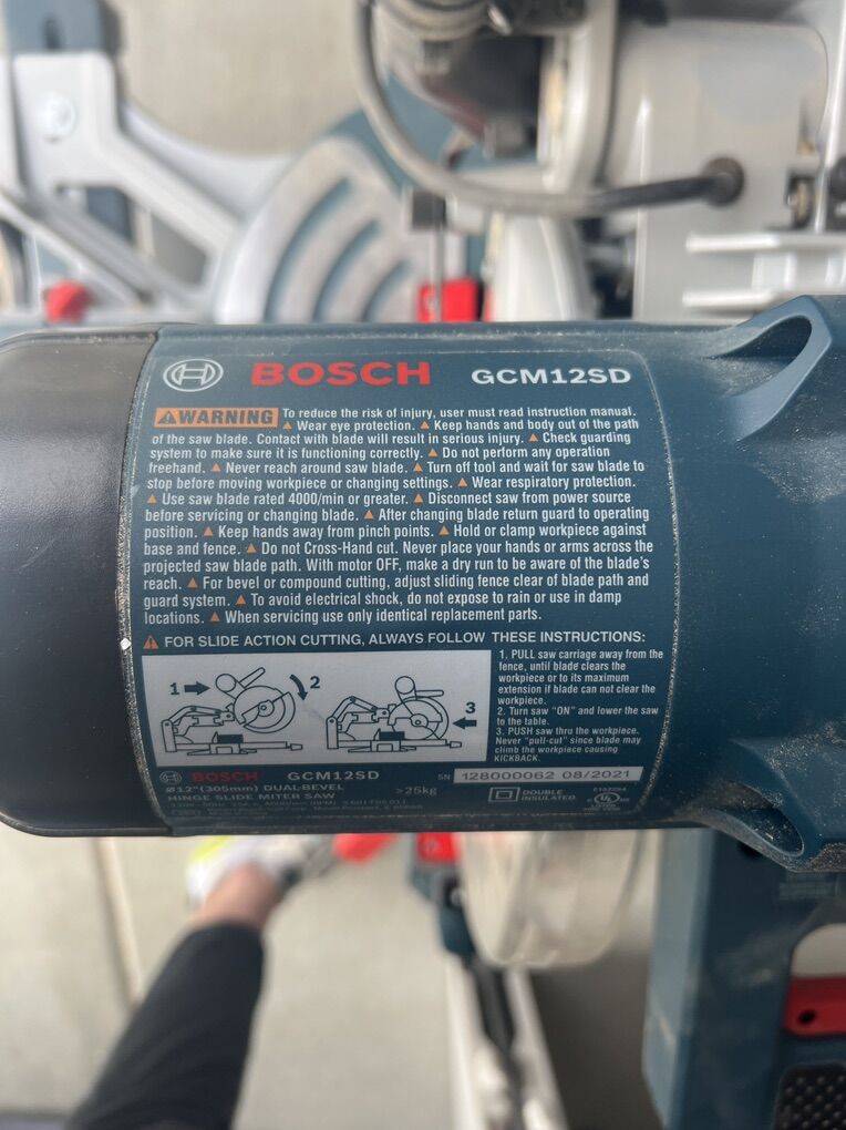 Bosch 12 Dual Bevel Sliding Miter Saw | Saws | KSL Classifieds