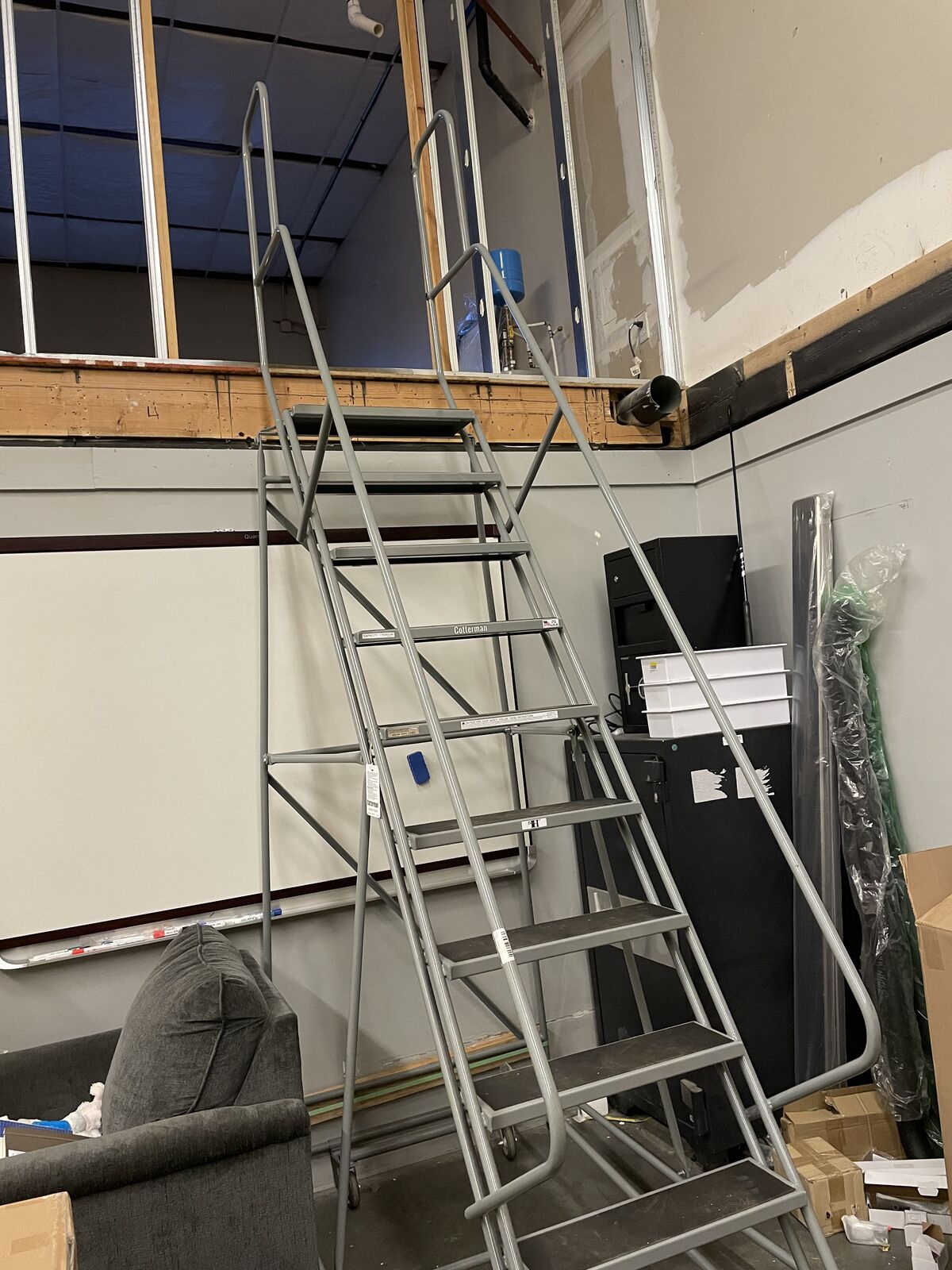 10 Step Rolling Warehouse Platform Ladder | Ladders | KSL Classifieds