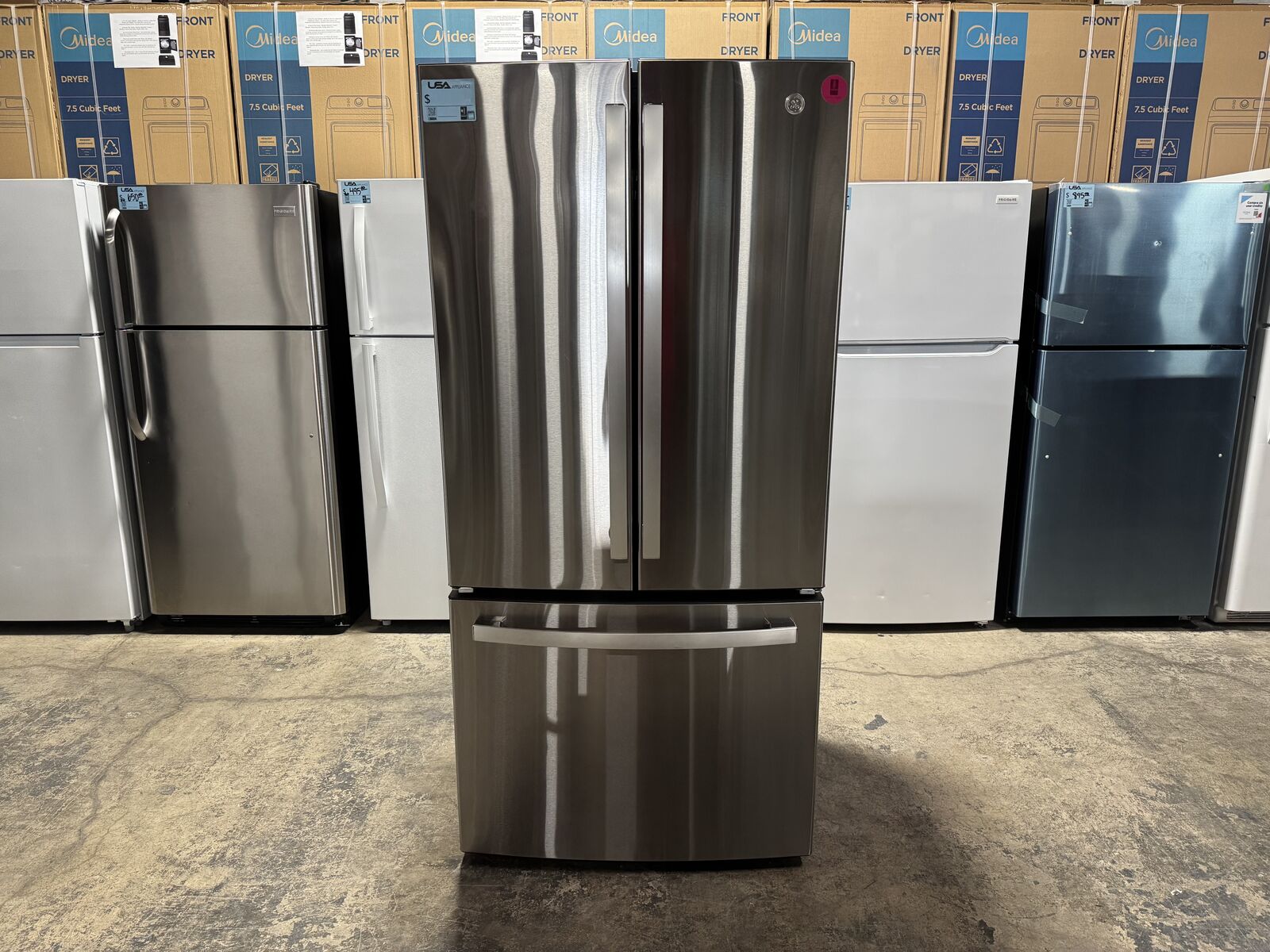 GE 33 INCH COUNTER DEPTH FRENCH DOOR REFRIGERATOR | Refrigerators ...