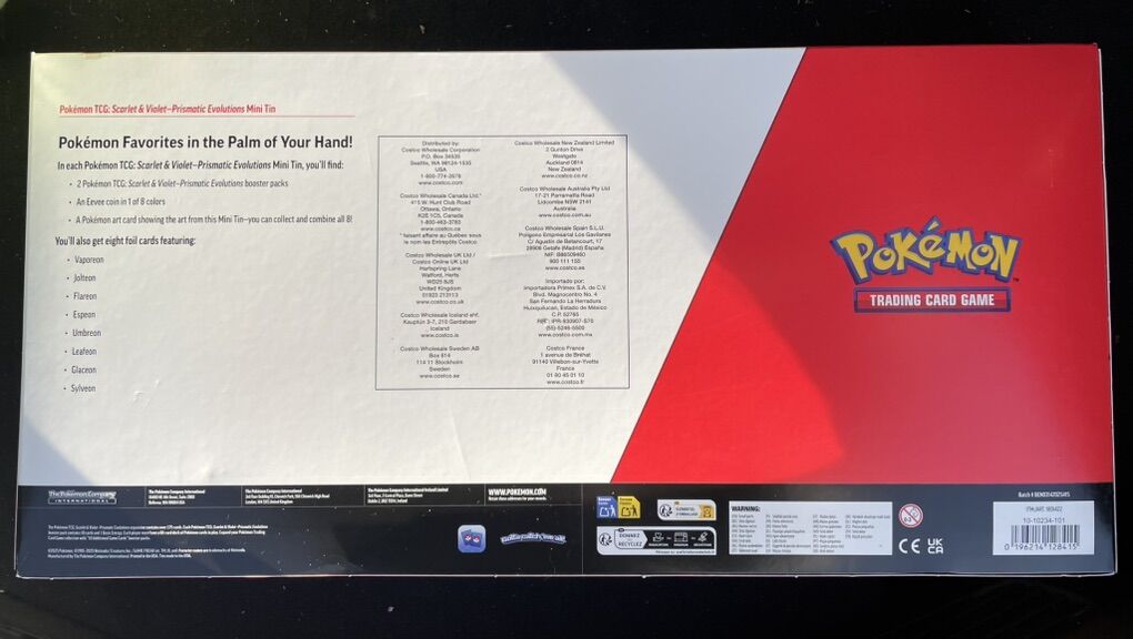 Pokemon TCG Prismatic Evolutions 8 pack tins NEW | Trading Cards And ...