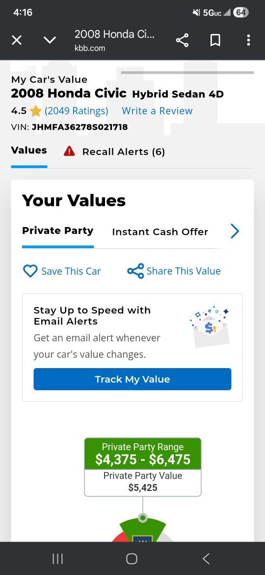 2008 Honda Civic Hybrid w/Navi in Roy, UT | KSL Cars