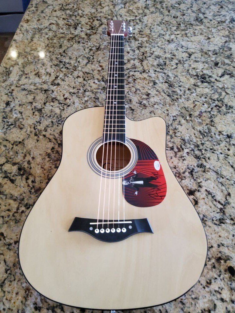 Billy Idol Signed Acoustic Guitar | Guitars | KSL Classifieds