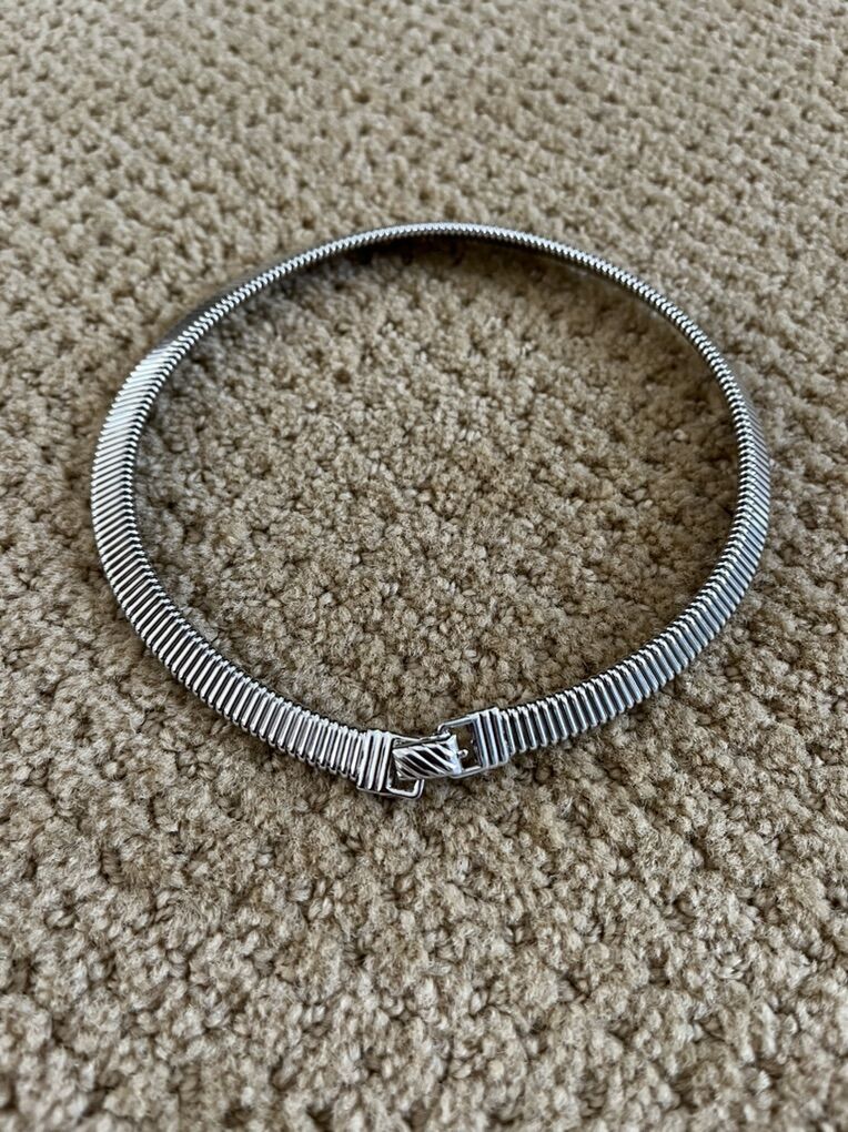 Silver Colored Choker 1950's-1970's - Vintage | Jewelry, Gems ...