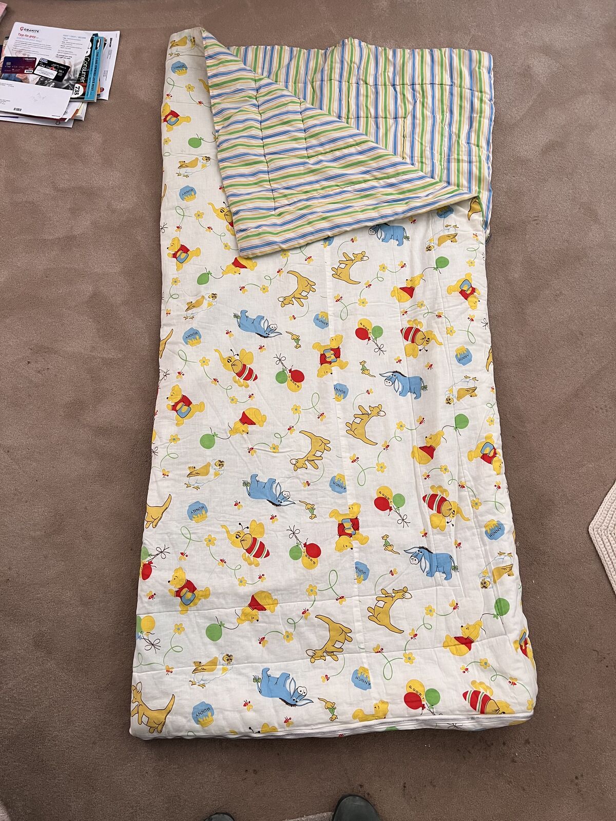 Vintage sleeping bag. Vintage winnie the pooh | Beds, Bedding | KSL ...